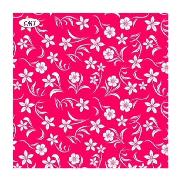 Quality 100% Polyester Printed 150gsm Woven Floral Flower Fabrics for Dresses A4 Size for sale