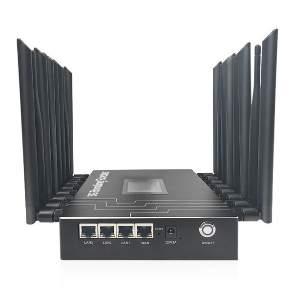 Quality 4 Ports LTE Screen Bandwidth Bonding Router 5G 6 Modem With 4 SIM for sale