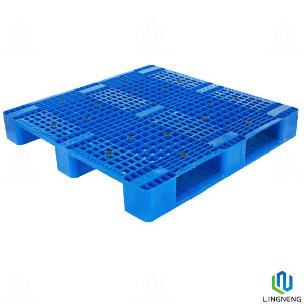 Quality Single Face HDPE Heavy Duty Plastic Pallets Euro Custom Plastic Pallet 1100x1100x160mm for sale
