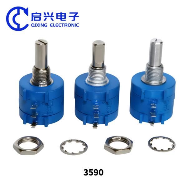 Quality 3590S Multi Turn Rotary Wirewound Potentiometer 10 Turn 100Ω-100KΩ for sale