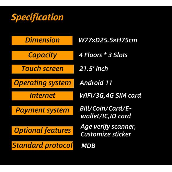 Quality Wall Mounted Mini Smart Vending Machine for sale