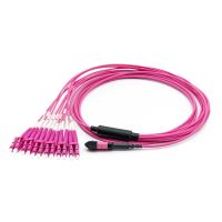 Quality MPO to 6LC Duplex OM4 Fanout Cable – 40G/10G Breakout, Low Loss MTP Multimode Patch Cord for sale