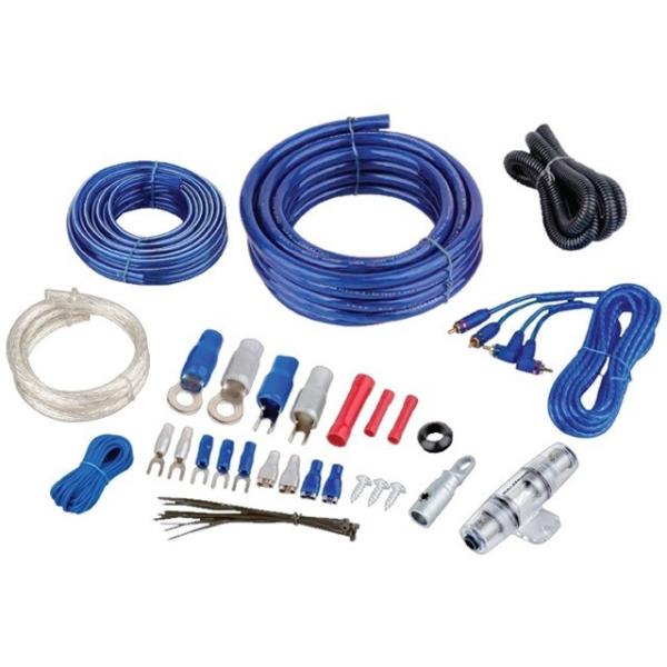 Quality 4awg Amp Installation Cable Kit 2500W Car Audio Cables Kit with Bare Copper for sale