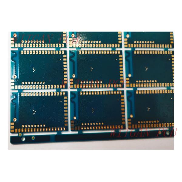 Quality Custom Made Circuit Boards Material FR4 EM370 Halogen Free Blue Solder Mask for sale