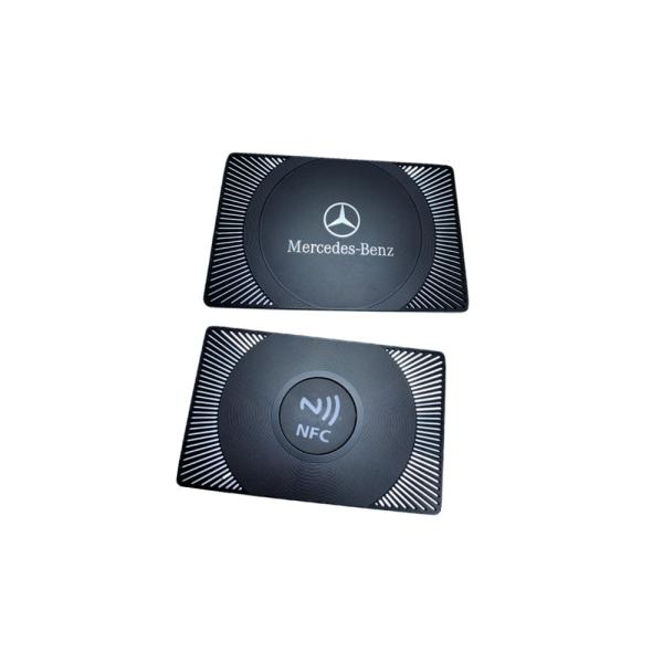 Quality Stainless Steel Contactless Smart Nfc Business Cards 13.56mhz Frequency for sale