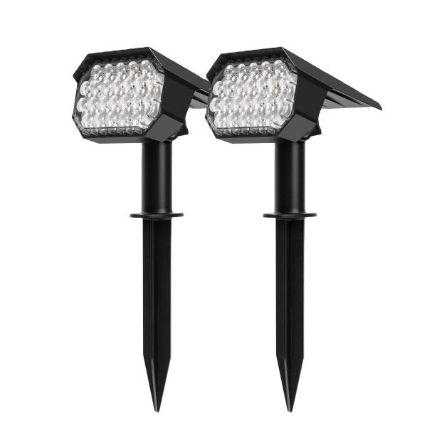 Quality 24 Leds Solar Led Street Light Lamp for Pathway Courtyard Landscape Lawn Spike for sale