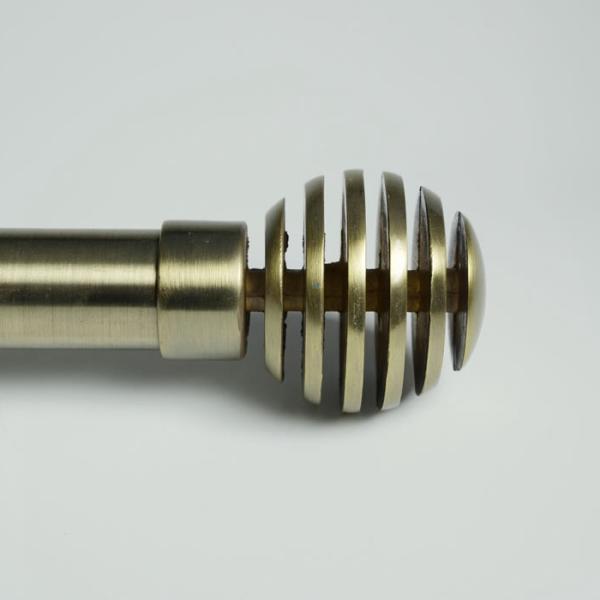 Quality KIEI EP1054 Curtain Finial Hot Sale Luxury Adjustable Pole Hardware Precision Manufacturing Simple Style for sale