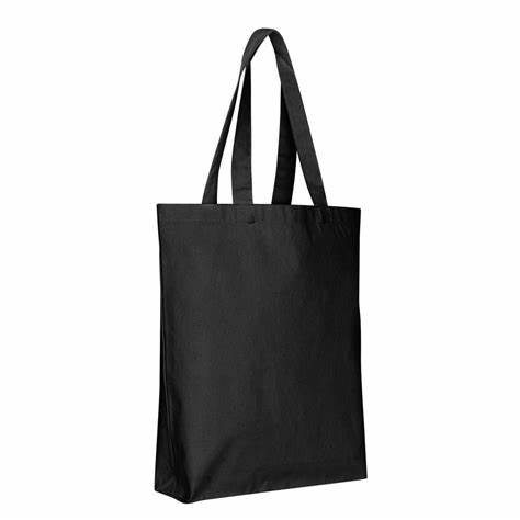 Quality Drawing Blank Black Gift Canvas Tote Bag Shopping Eco Friendly ODM for sale