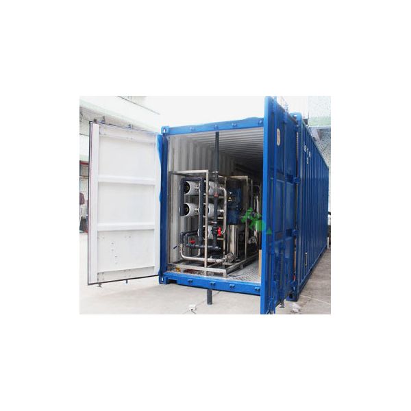 Quality 25m3 Per Hour Containerized RO System With Grundfos / CNP Pump for sale