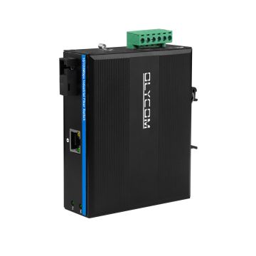 Quality 20KM Transmission 2 Port Fiber Media Converter Single Fiber Media Converter DIN for sale
