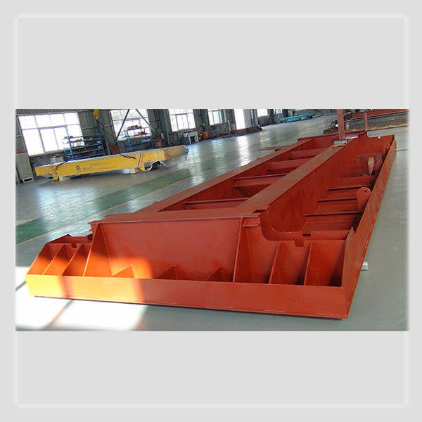 steel structure rail cart for blasting room 
