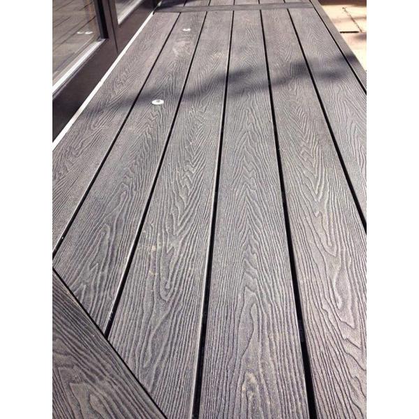 Quality 146 X 22 3D Composite Wpc Decking Outdoor Composite Wood Flooring Boards for sale