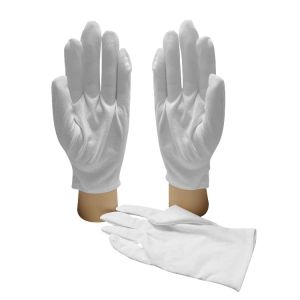 Quality Highly Stretchable Comfortable 100% Cotton ESD Safe Gloves for sale
