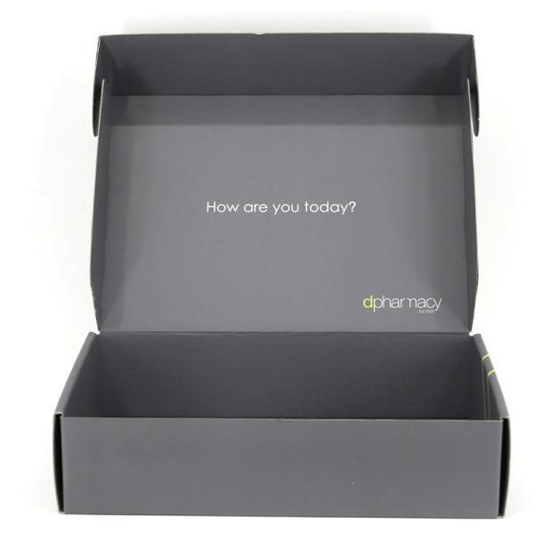 Quality 10x5x5 Corrugated Cardboard Folding Boxes Shipping Packaging With Logo for sale