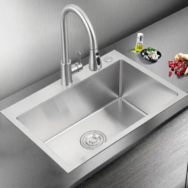 Quality Rectangular Stainless Steel Utility Sink Above Counter Kitchen Sink for sale