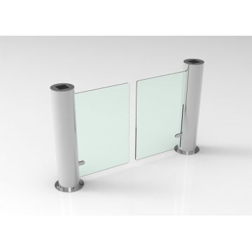 Quality Integrated Channel Swing Gate Anti Collision TCP IP Handicapped 200W for sale