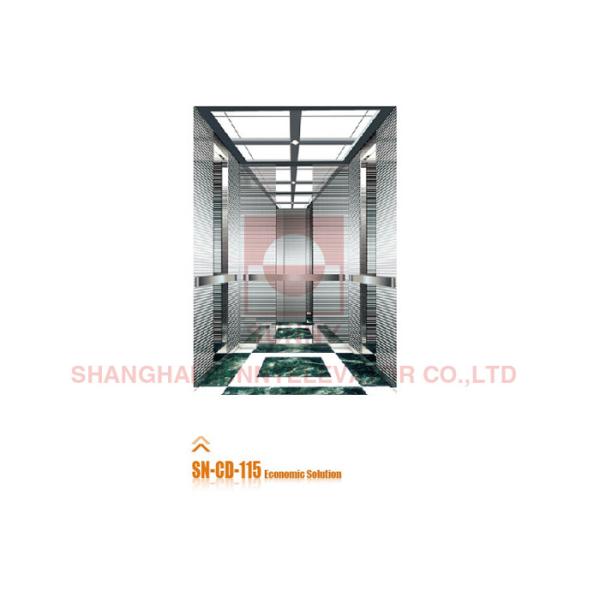 Quality Mirror Stainless Steel Lift Passenger Elevator Cabin Economic / Luxury for sale