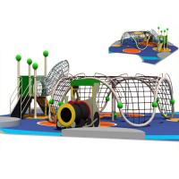 Quality Large Playground Climbing Net Frame 6 Strand Steel Rope Spider Web Kid Play Site for sale