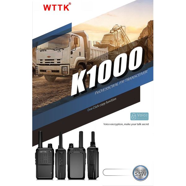 Quality WKTK K1000 UHF Dual Band Long Range Walkie Talkie Ham Two Way Radio for sale