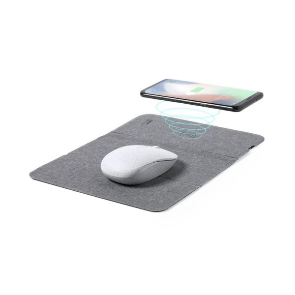 Quality Eco-friendly GRS Rpet Wireless Foldable Mouse Pad for sale