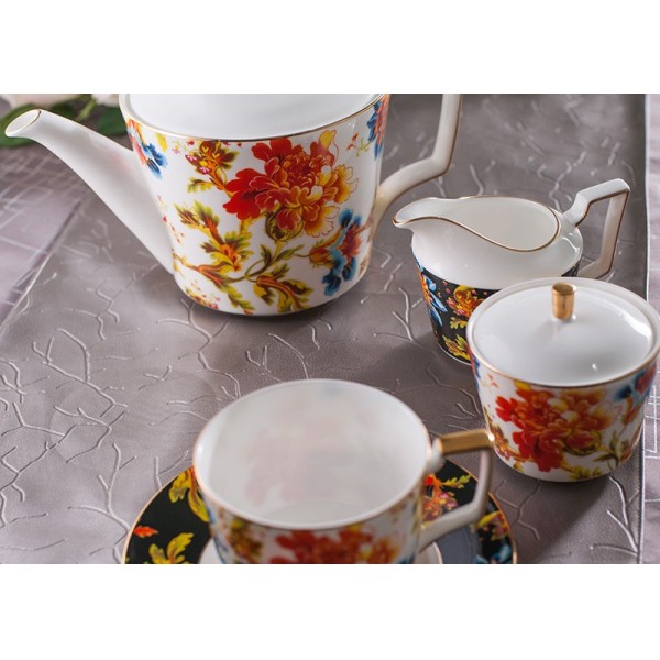 Quality FDA Certificate Luxury Royal 45% Bone China Wedding Dinner Set for sale