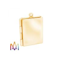 Quality Souvenir Gift multicolor Book Shaped DIY Metal Charms 4g for sale