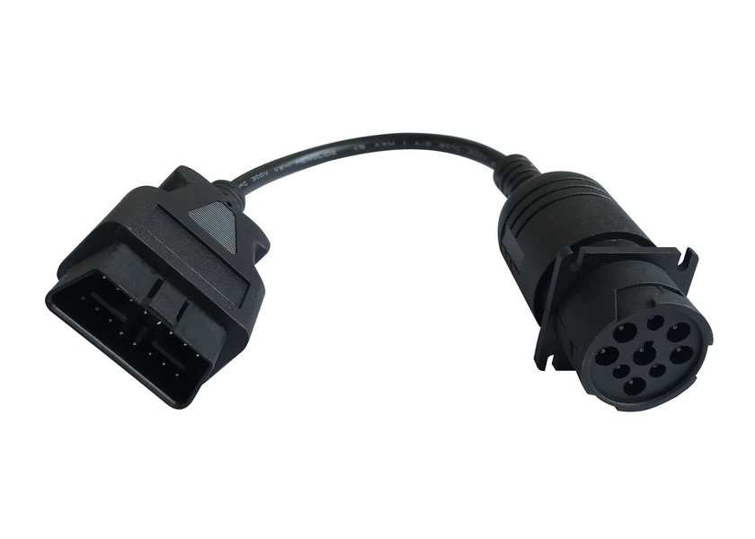 Quality Deutsch 9 Pin J1939 Male to J1962 OBD2 OBDII Male CAN Bus Cable for sale