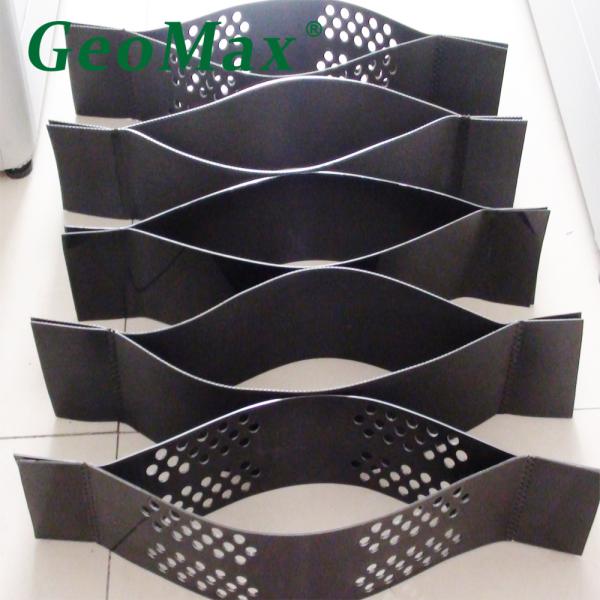 Quality 14.2kN/m Textured Perforated Geocell 25kN/m Tensile Strength Slope Protection for sale