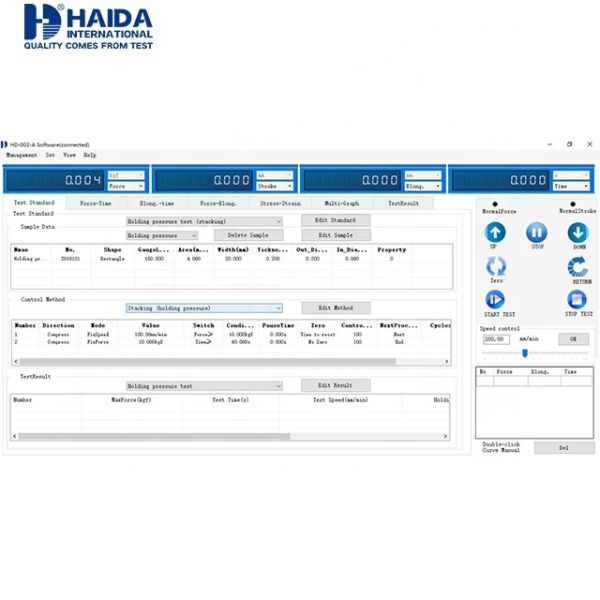Quality ISTA Compression Test 20kN/2000kg Computer Control High Accuracy Packaging Box for sale