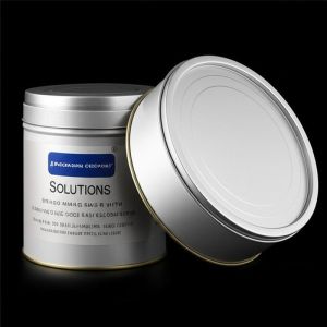 Quality Round Metal Tin Cans with Easy Open Lids Customized Logo and Recyclable for sale