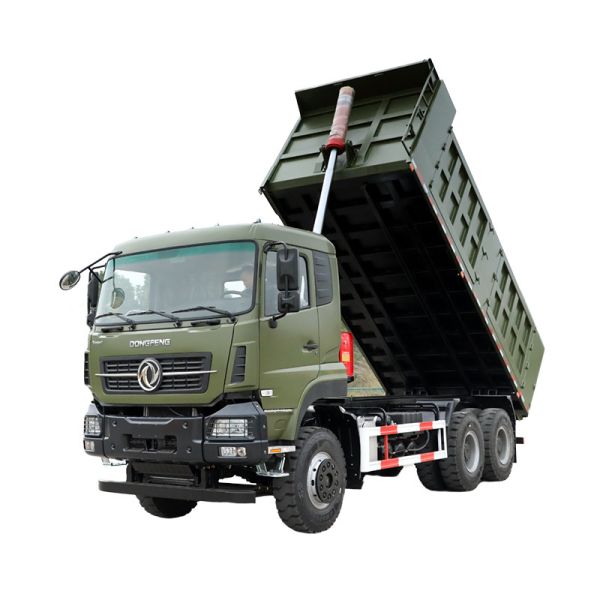 Quality Used Dongfeng 6x4 Dump Tipper Truck Good Condition Cargo Tank Dimension 5600x2300x1400 for sale