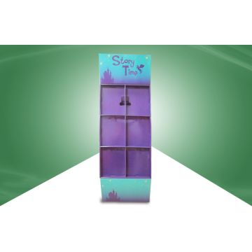 Quality Stable Free Standing Display Unit , Cardboard Floor Display Racks Recyclable for sale