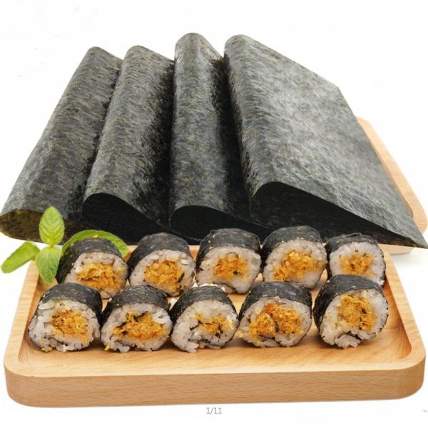 Quality Roasted Smooth Yaki Nori Seaweed 100 Sheets Pack for sale