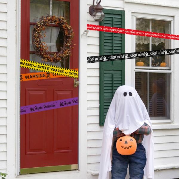 Quality Trick And Treat On Halloween Barricade Caution Tape 3inch 1000ft for sale