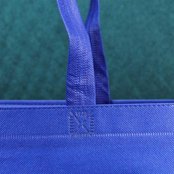 Quality Heat Transfer Non Woven Polypropylene Shopping Bags Blue Anti Pull for sale
