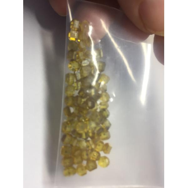 Quality HPHT Monocrystalline Diamond Rough Single Crystal Diamond High Cutting Speed for sale