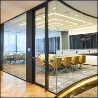 Quality Transparent Demountable Glass Partitions Sliding Glass Room Dividers for sale
