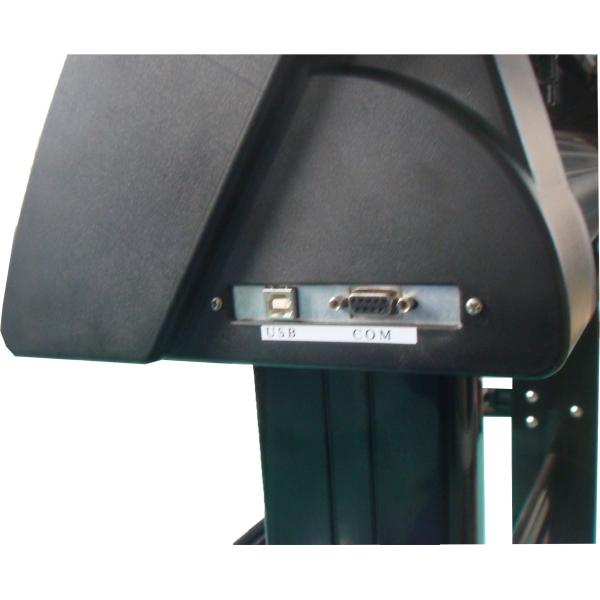 Quality 630mm Black Sign Cutter Plotter Aluminum Roller Sticker Cutting Machine With for sale