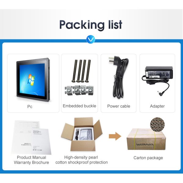 Quality Capacitive Touch Screen Panel Pc All In One Computer Desktops with Win 10/11/linux/Ubuntu Operating System for sale