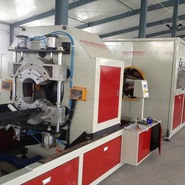 Quality 380V 50hz Single Screw Automatic Plastic Extruder Machine for HDPE Pipe for sale