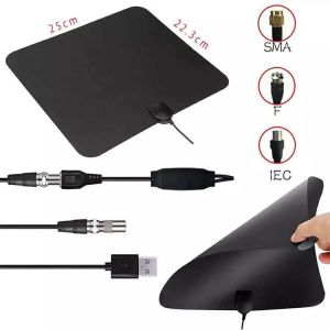 Quality Indoor Digital Tv Antenna with 28dBi Amplification and F /IEC Connector for sale
