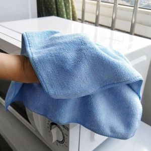 Quality Reusable Microfiber Washcloths 100% Microfiber Technic Plain Solid Color 40x40cm for sale