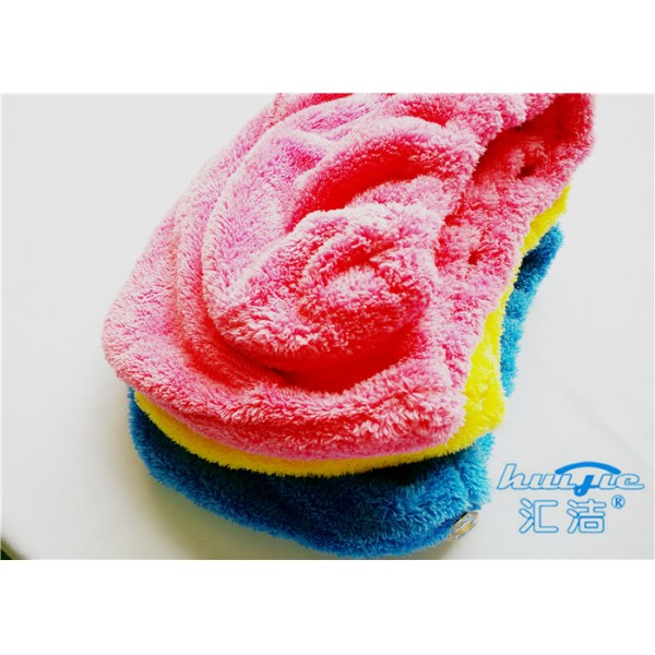 Quality Microfiber SPA Wrap Microfiber Hair Turban For Long Hair Women , Hair Drying Hat for sale