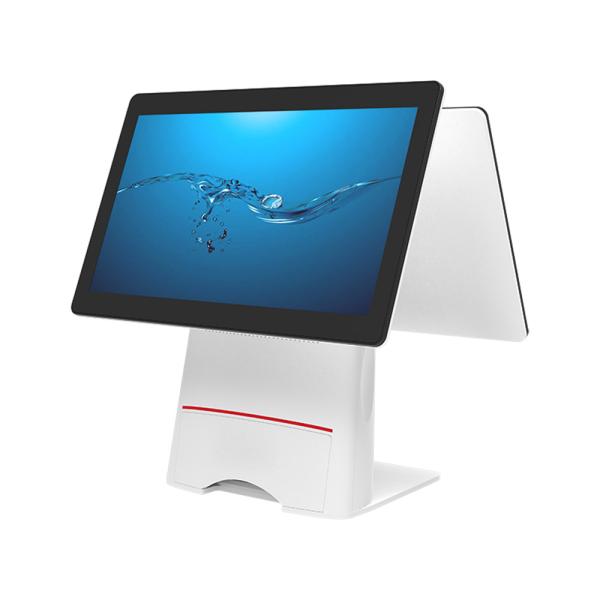 Quality Barcode Pos System Terminal Dual Screen With 80mm Printer for sale