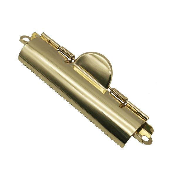 Quality Golden high-end wallet 70mm clamping folder with the serrated structure File Clip Metal Folder clip TC-110G for sale