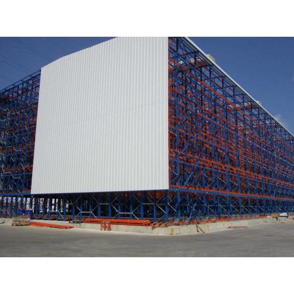 Quality ISO CE Self Support Clad Rack Warehouse Pallet Rack Supported Building for sale