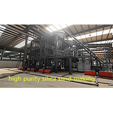 Quality 40-120mesh Output Size Silica Sand Processing Equipment for Oil Frac Sand for sale