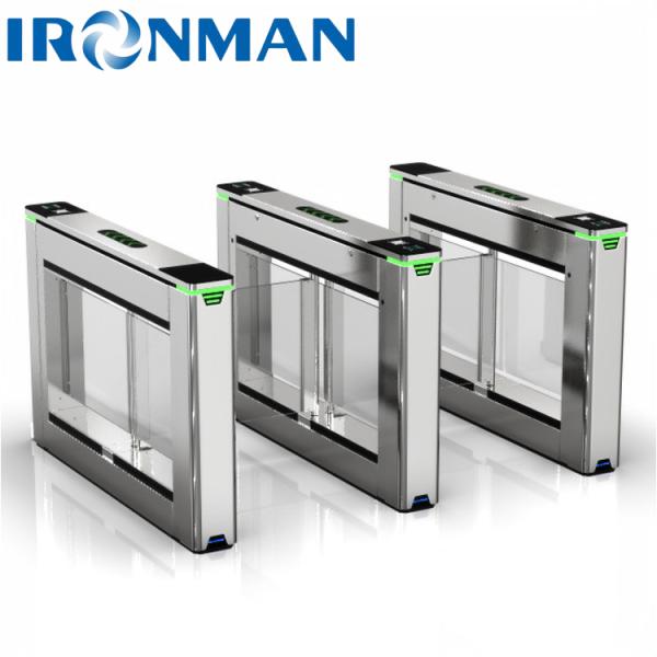 Quality Supermarket / Station Swing Gate Turnstile DC24V Double Direction High Speed Gate for sale