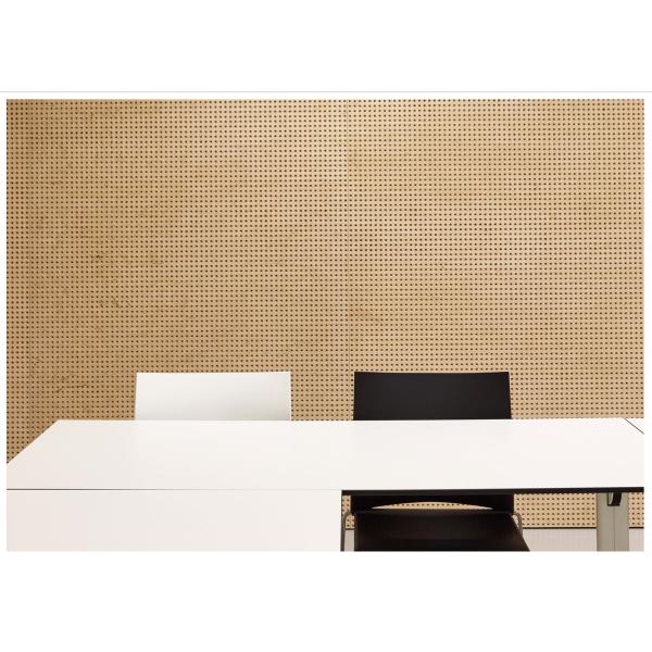 Quality Auditorium Timber Fireproof Perforated Wood Panels 16/16/8mm for sale