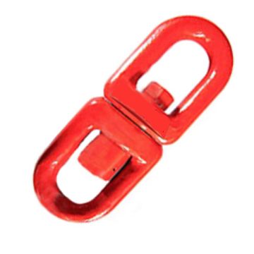Quality Color Painted Drop Forged Chain Swivel With Bearing Boat Rigging Hardware for sale